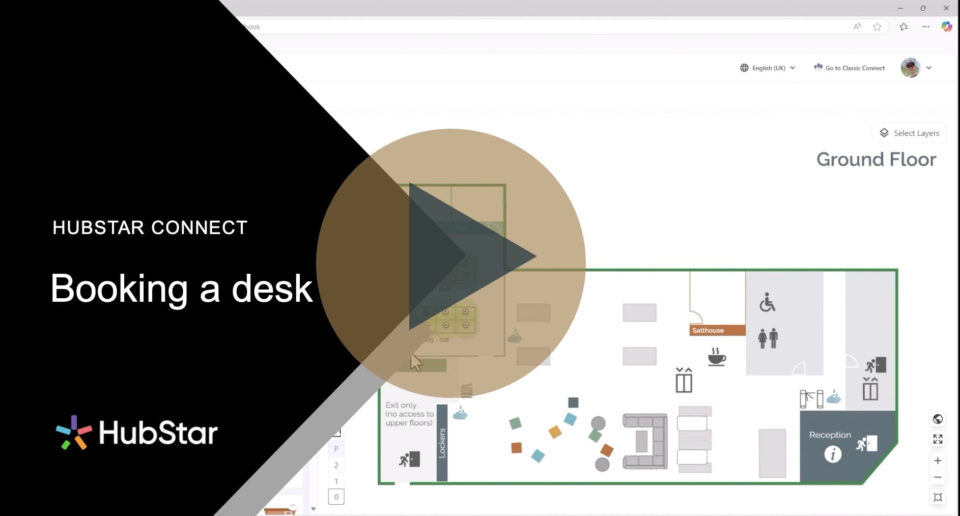 Booking a desk with Hubstar Connect | Essential