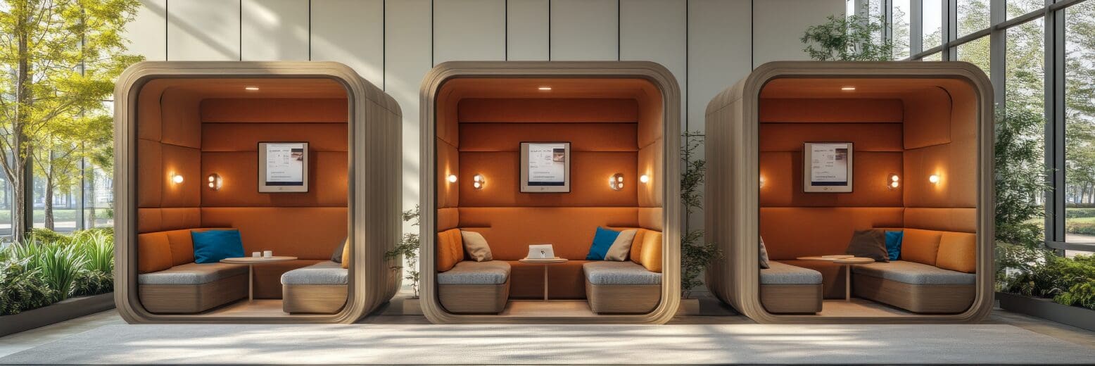 Are your fancy new workspace phone booths, touchdown areas and huddle ...
