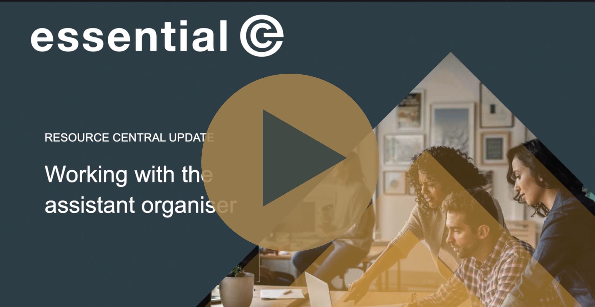 Working as an assistant meeting organiser | Essential