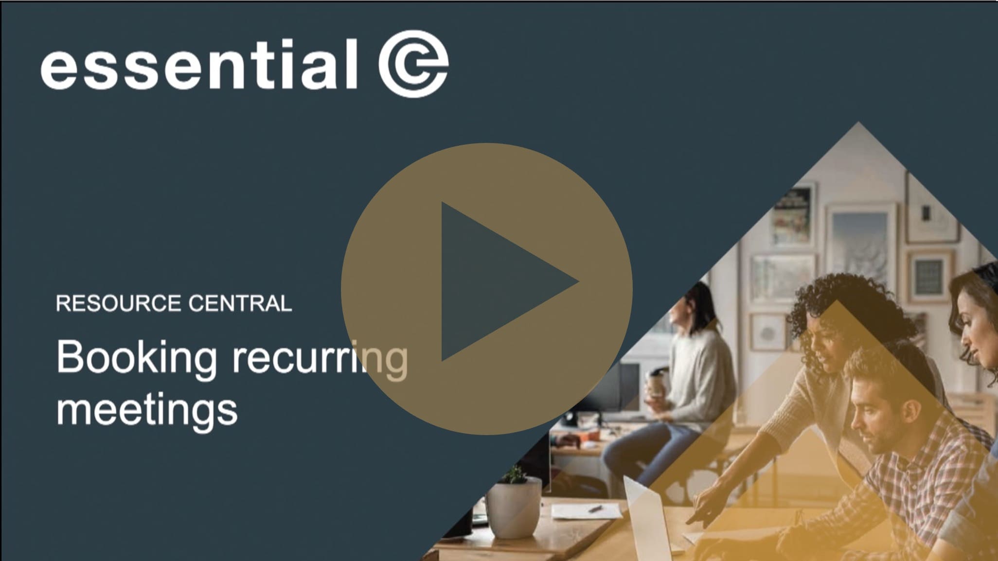 Making recurring bookings using Resource Central | Essential