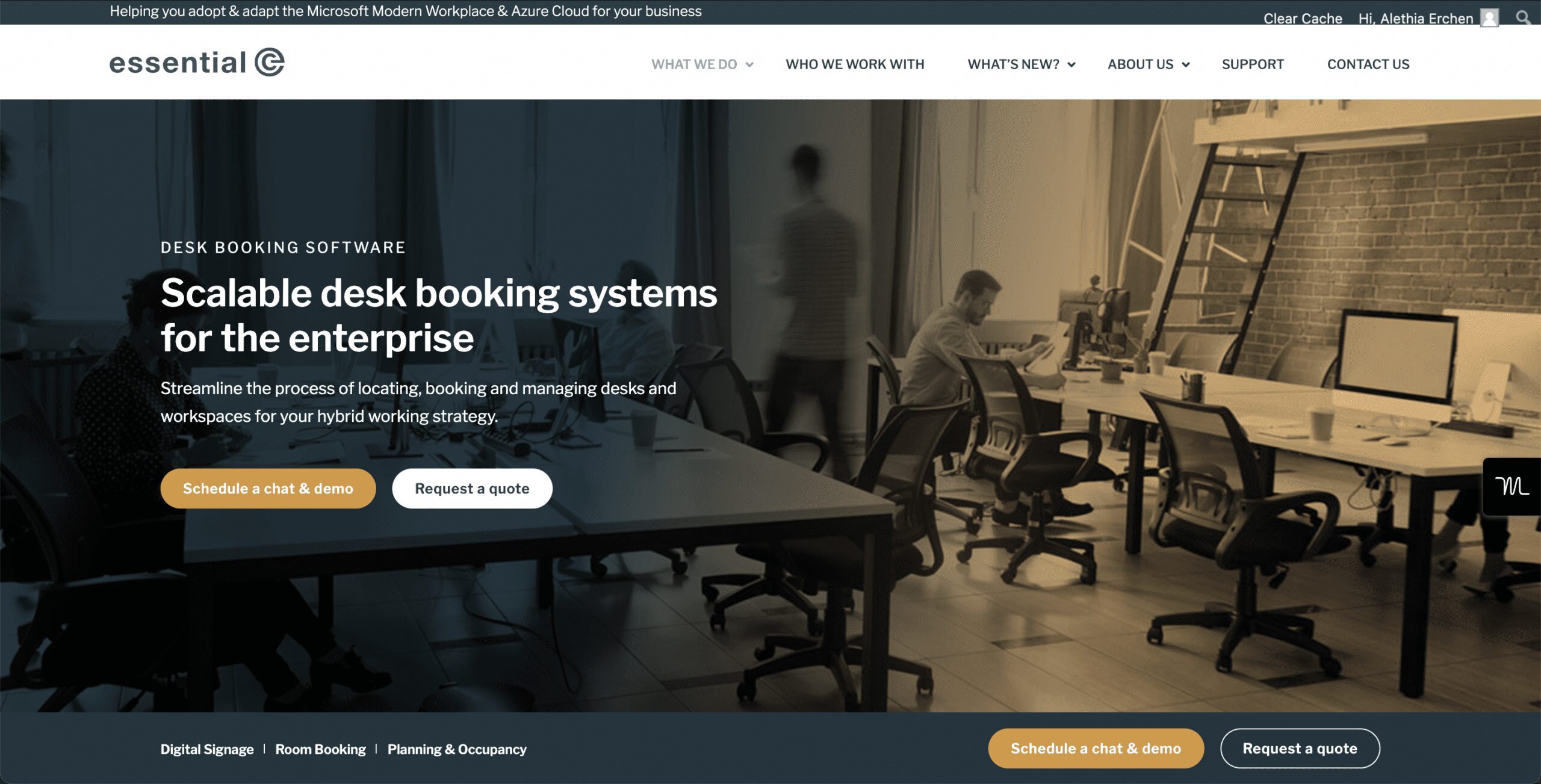Desk Booking System for Microsoft 365 | Essential