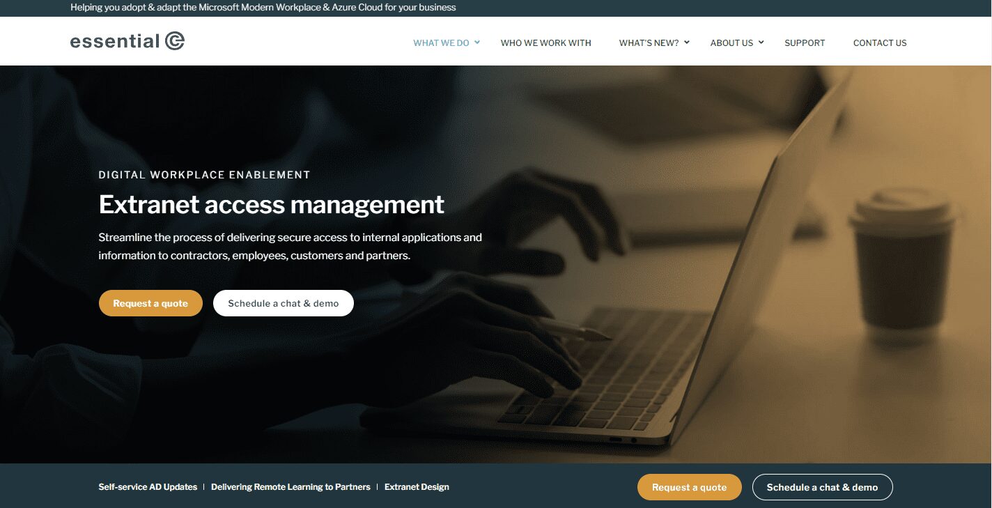 Extranet Access Management | Essential