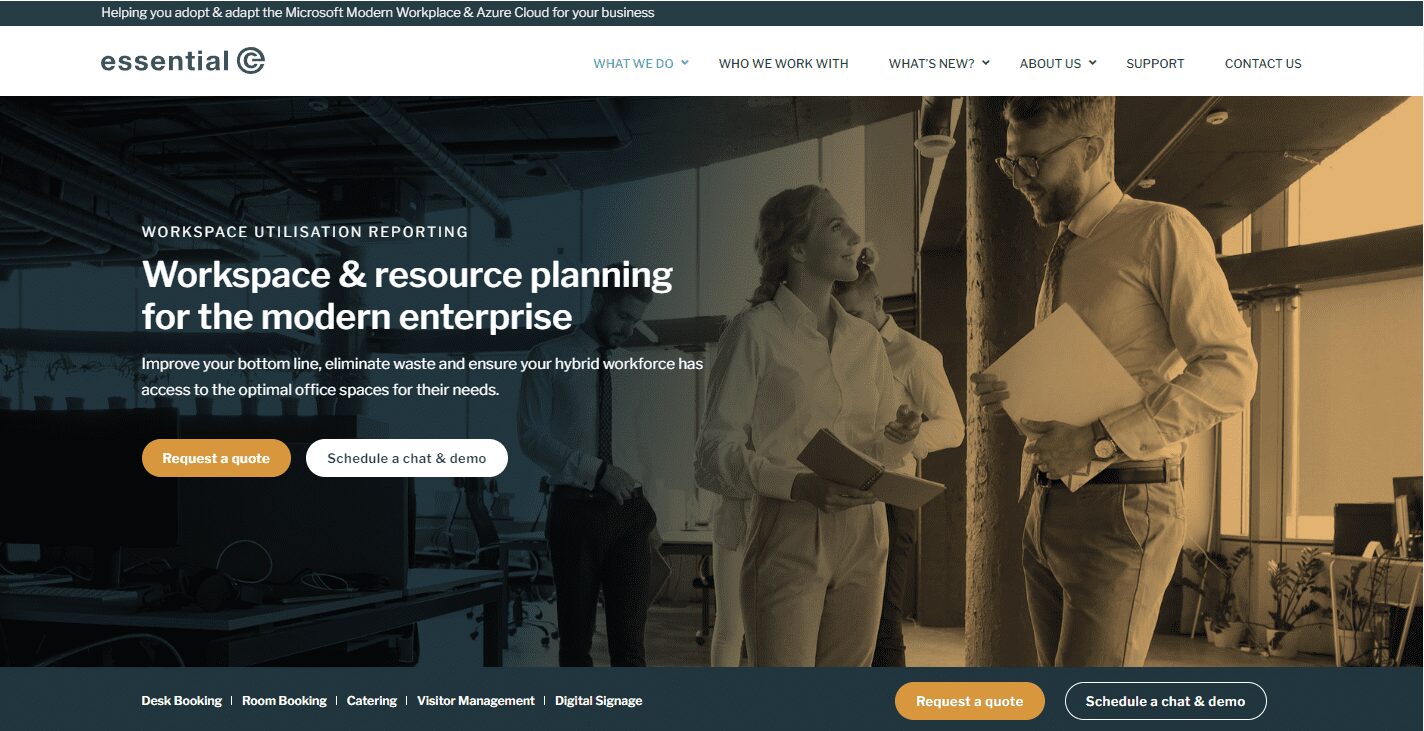 Workspace & Resource Optimisation | Essential