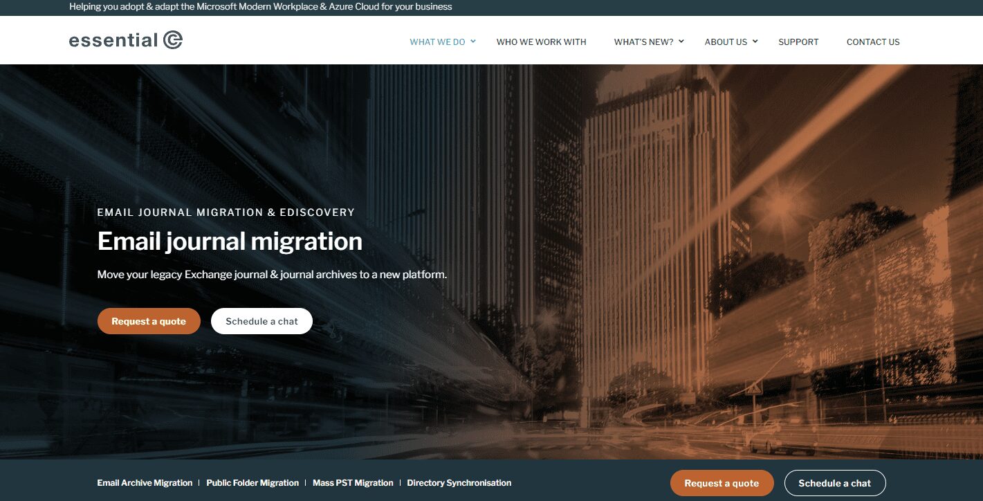 Email Journal Migration to Microsoft 365 | Essential